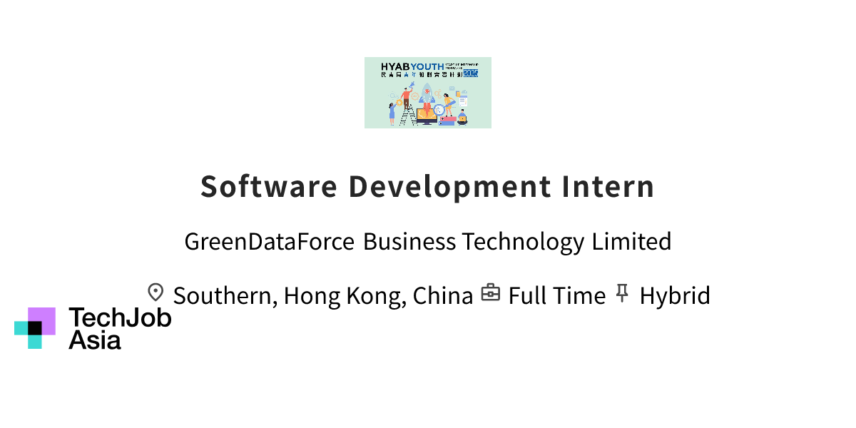 Software Development Intern Opening at GreenDataForce Business ...